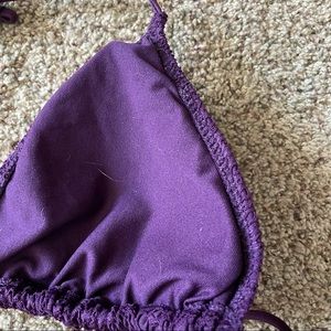 Swim | Purple Halter Swim Suit Top | Poshmark